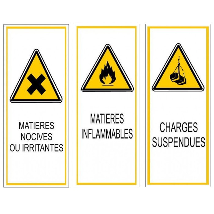 Pictogramme Danger - Format vertical - SATA